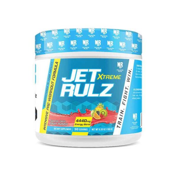 Jet Rulz Muscle Rulz Pre-workout 30 Servings - Muscle Pump Store